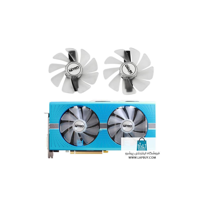 قیمت عالی GPU Fan Sapphire RX470 RX590 RX580 RX480 RX570 فن کارت گر...
