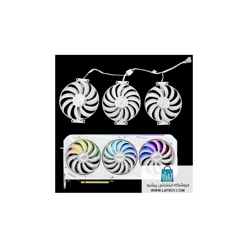 قیمت عالی GPU Fan ASUS AMD ROG Strix GeForce RTX 3070 3080 3090 V2 ...